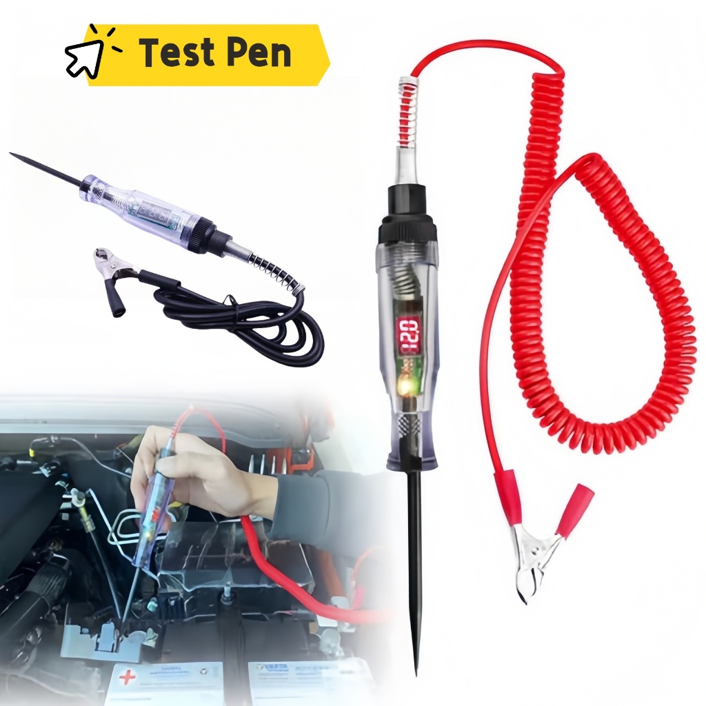 Auto3-48V DC Car Truck Voltage Circuit Tester Car Test Long Probe Pen ...