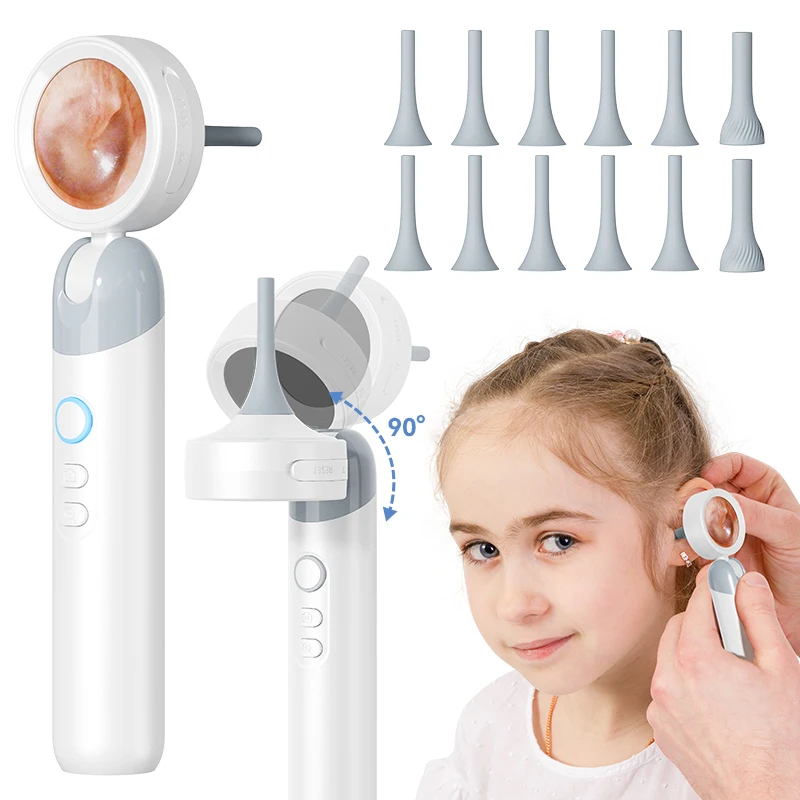 Portable Ear Otoscope Visual Smart Endoscope Ear Wax Clean Take Picture ...