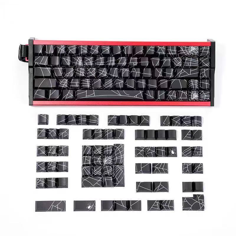 【Local Delivery】Spider Web Keycap Cherry Profile Side Print Shine ...