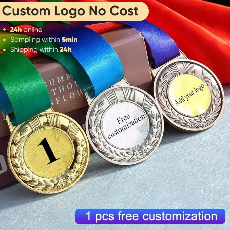 6.5cm Metal Medals Award Sports Class Rewards Free Customized Printed ...