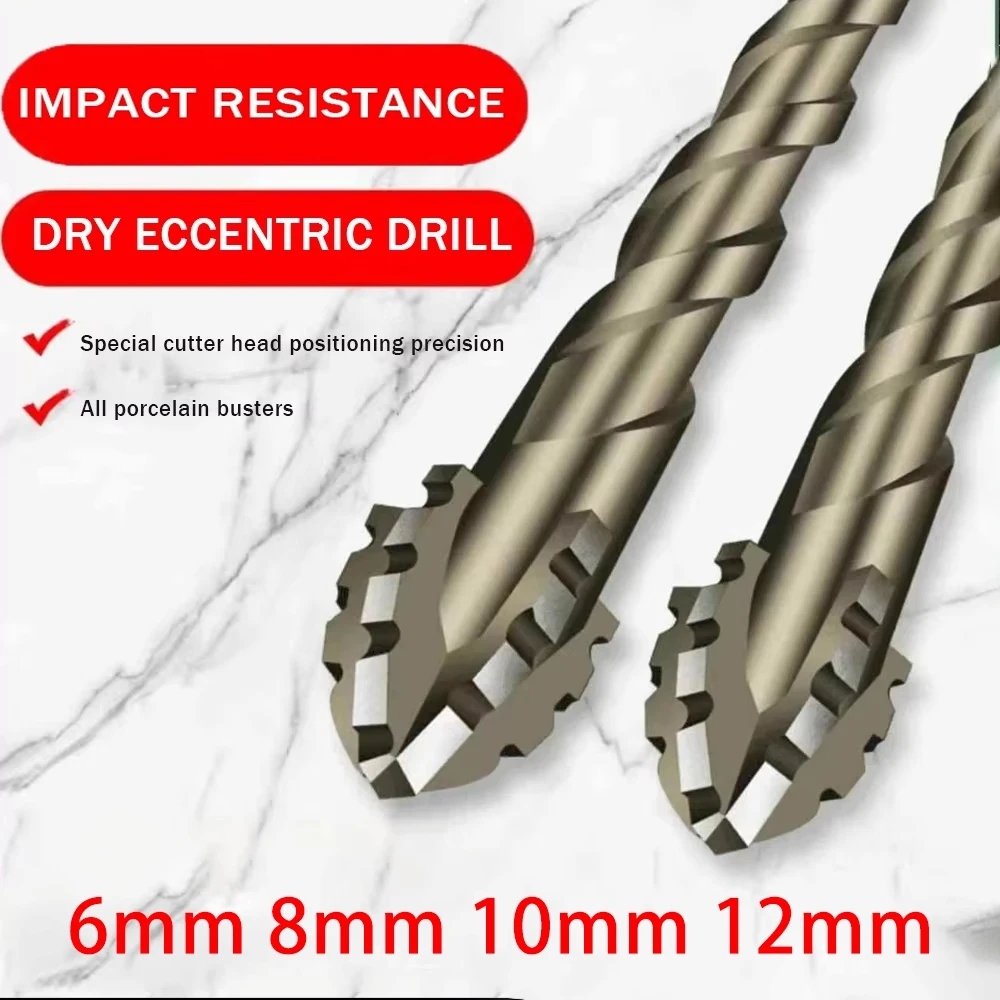 MATIBAY High-Speed Steel Four-Saw Tooth Tile Drill Bit Set Tools For ...
