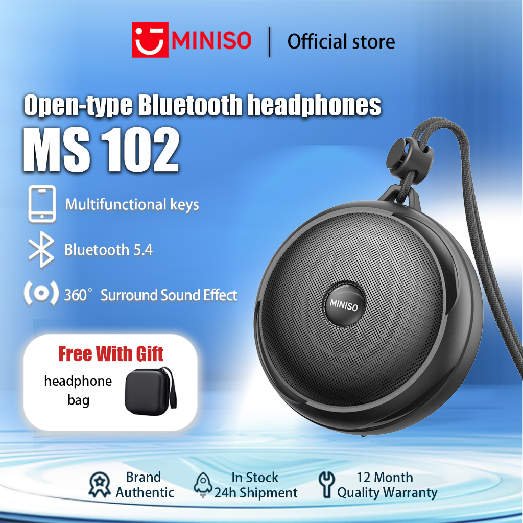 MINISO M102 Wireless Bluetooth Speaker IPX7 Strong Bass Mini Bluetooth ...