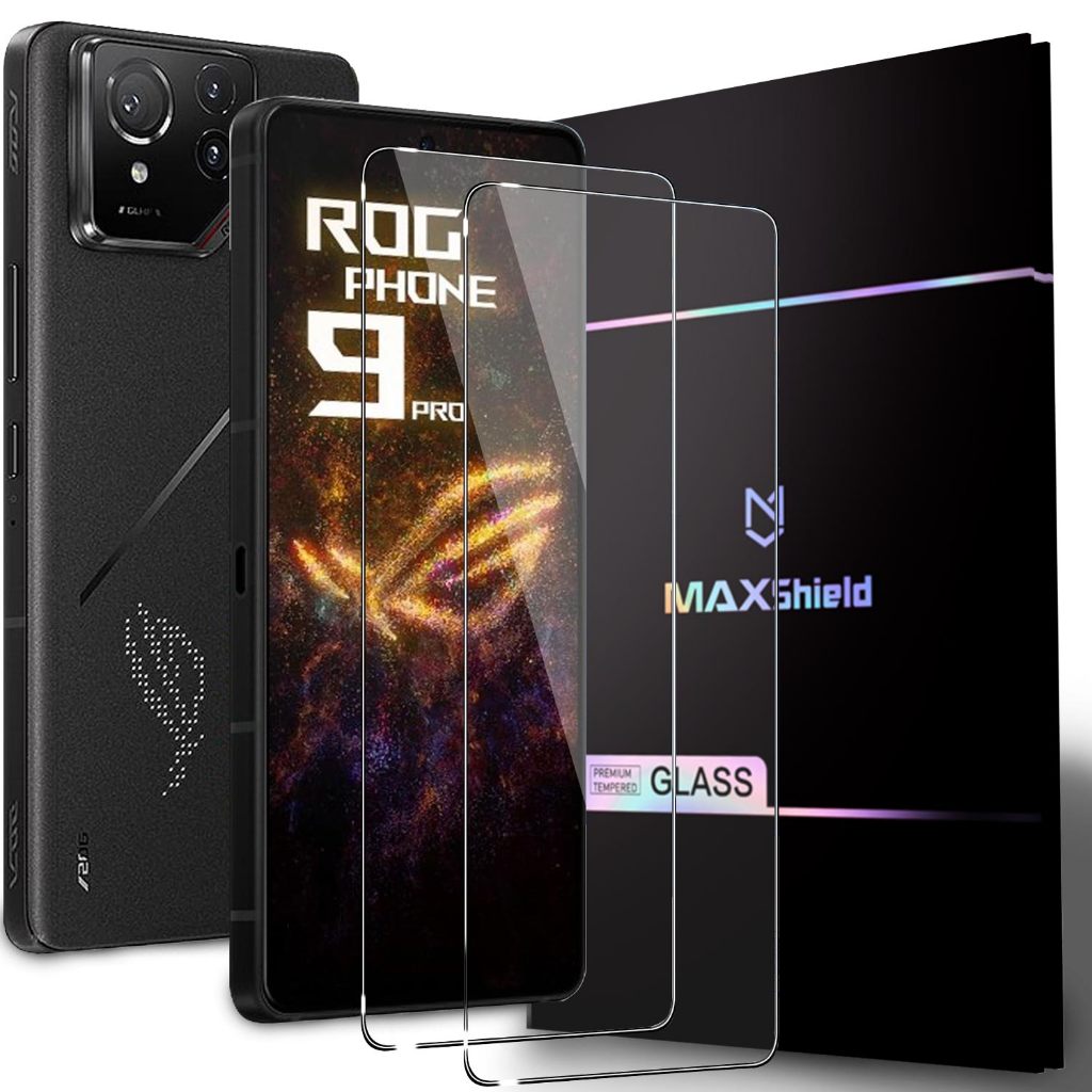 2 Packs MAXSHIELD For Asus ROG phone 2 3 5 5S 6 6D 7 Ultimate 8 8Pro 9 Pro Max M2 M1 ZB602KL ...