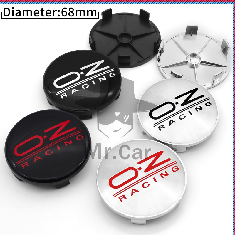 68mm 4pcs Car Hub Cap Hub Center Car Logo Cap Accessories for OZ RACING ...