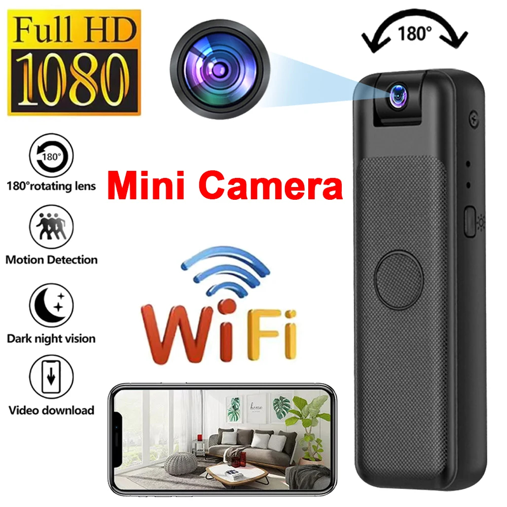 HD 1080P Mini Camera with WiFi Portable Small Digital Video Recorder ...