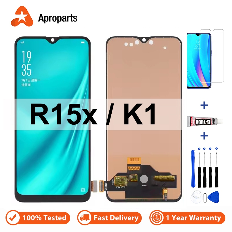 For OPPO R15x PBCM10 / K1 PBCM30 LCD Display Touch Screen Digitizer ...