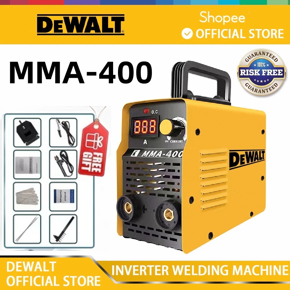 DeWALT MMA-400/800 Welding Machine Portable Inverter High Quality With Accessories Tools ...