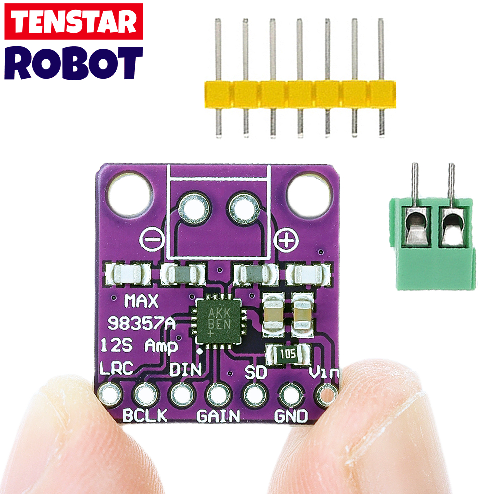 Max98357 I2S 3W Class D Amplifier Breakout Interface Dac Decoder Module ...