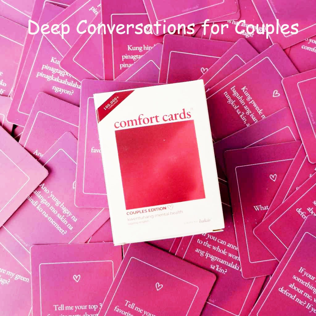 Comfort Cards (Couples Edition): Answer Cards Kwentuhang Mental Health ...