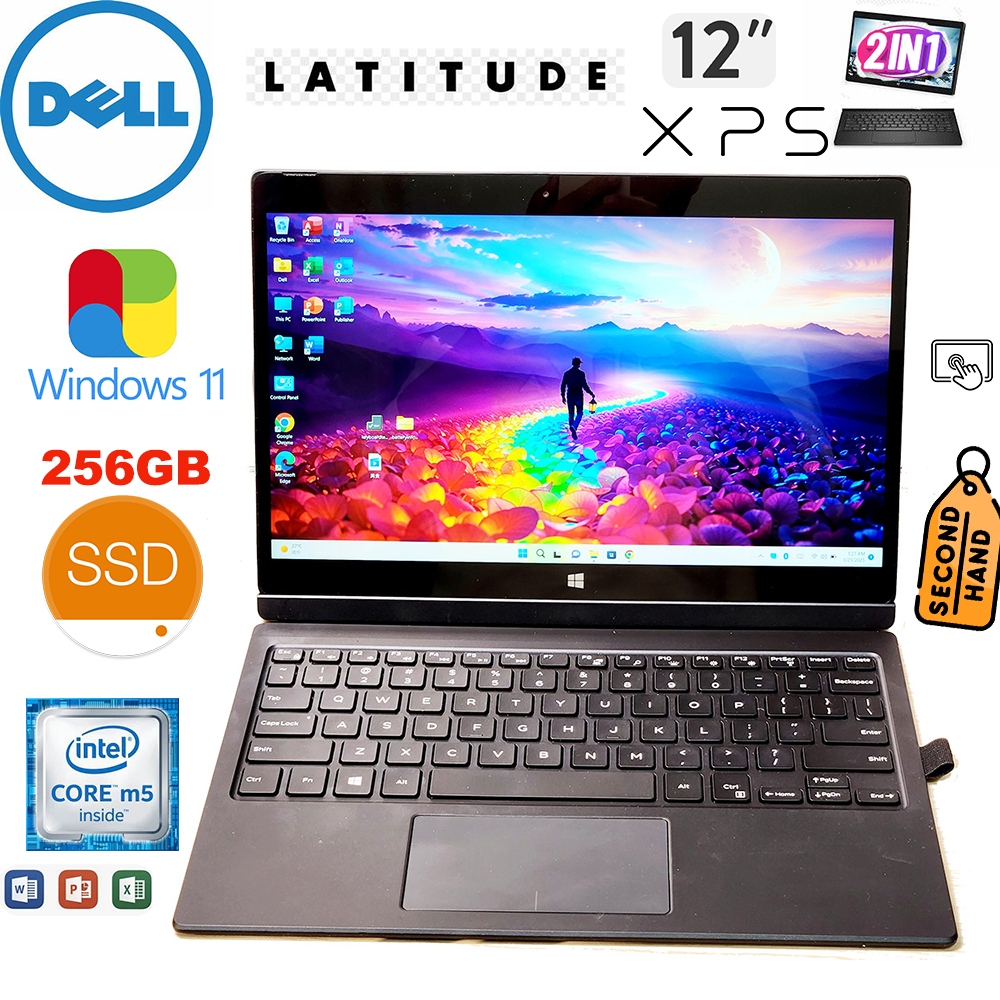 Used Dell Latitude 7275 XPS Intel Core M5 256GB SSD 8GB RAM Windows 11 ...