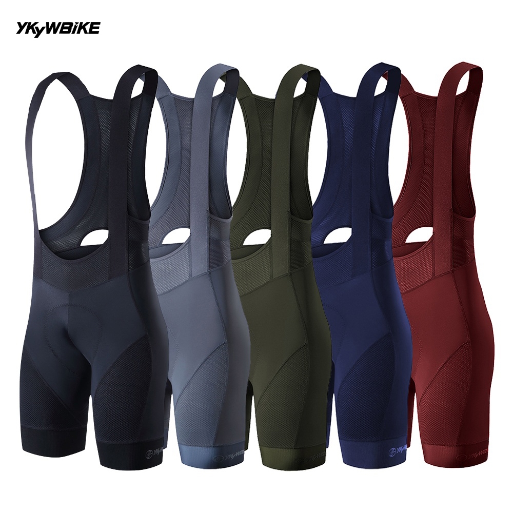 YKYWBIKE Cycling Bib Shorts Men Outdoor Wear Bike Padded Riding Tights ...