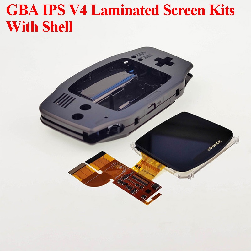 Replacement GBA IPS V4 Laminated LCD Screen Kits for Gameboy Advance ...