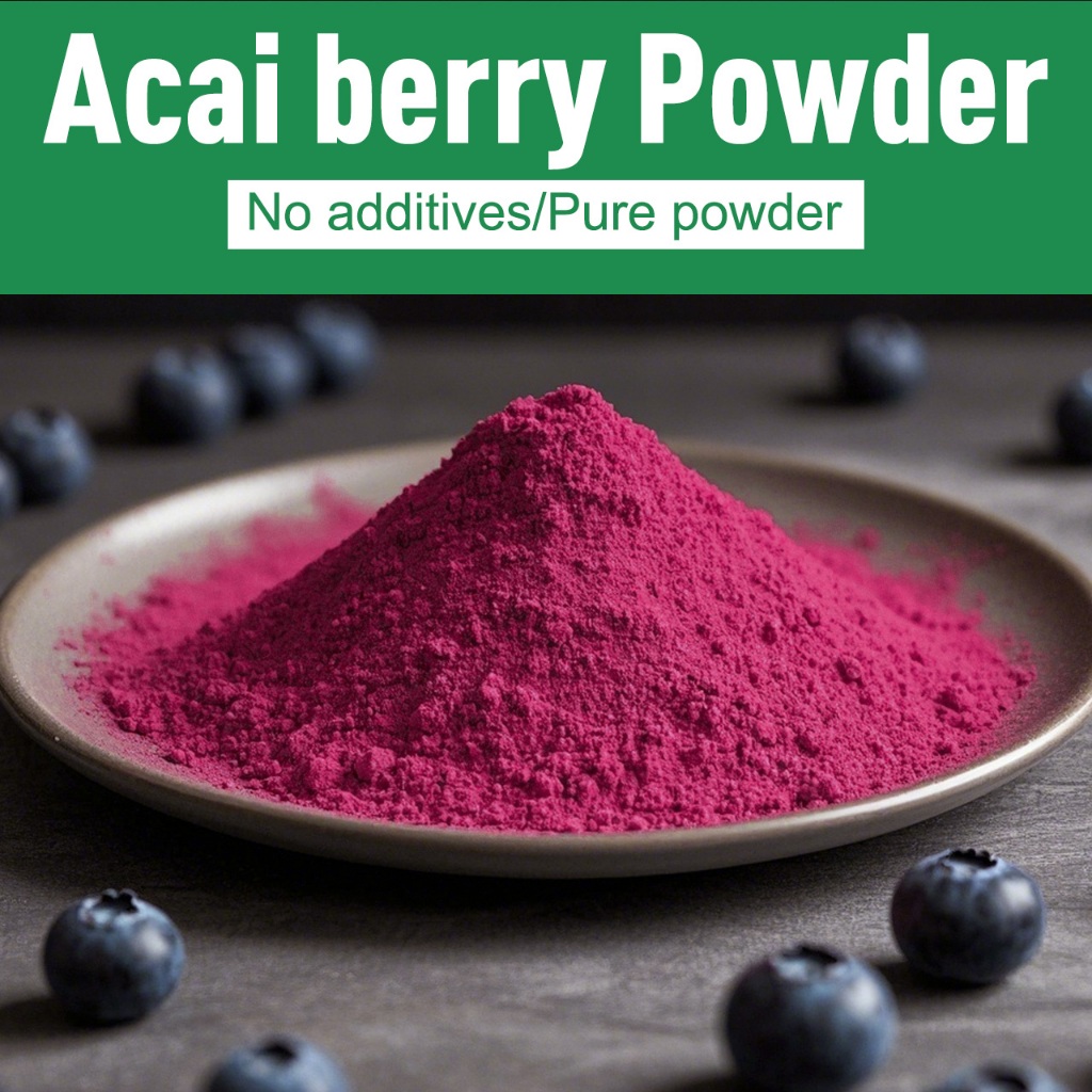 Pure Acai Berry Powder Juice Solid Drink for Baking - Rich in ...