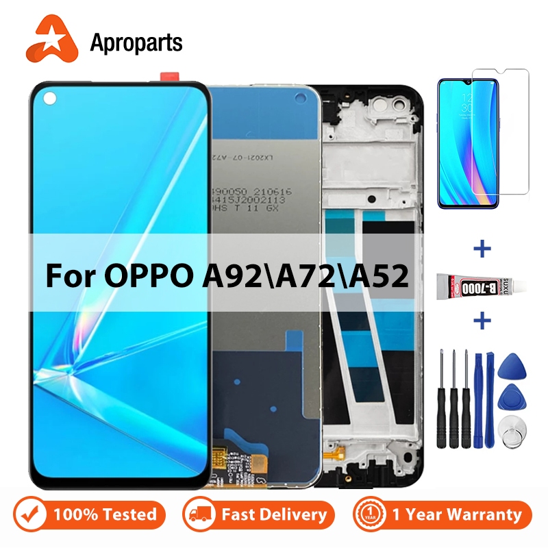 Original IPS LCD For OPPO A52 A72 4G A92 CPH2059 CPH2061 Display Touch ...