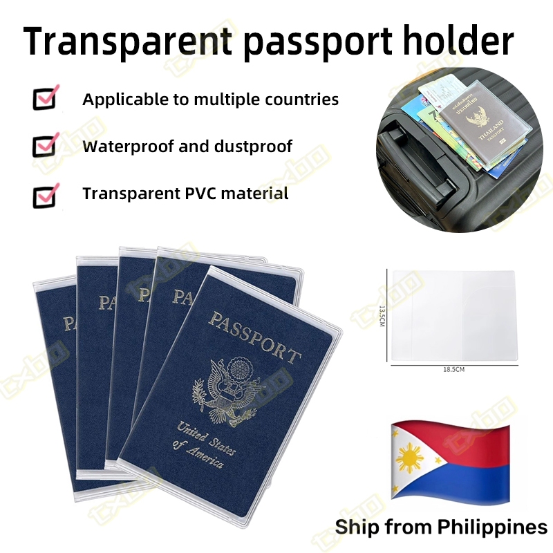 Multi-function passport holder in PVC passport protection cover; Card ...
