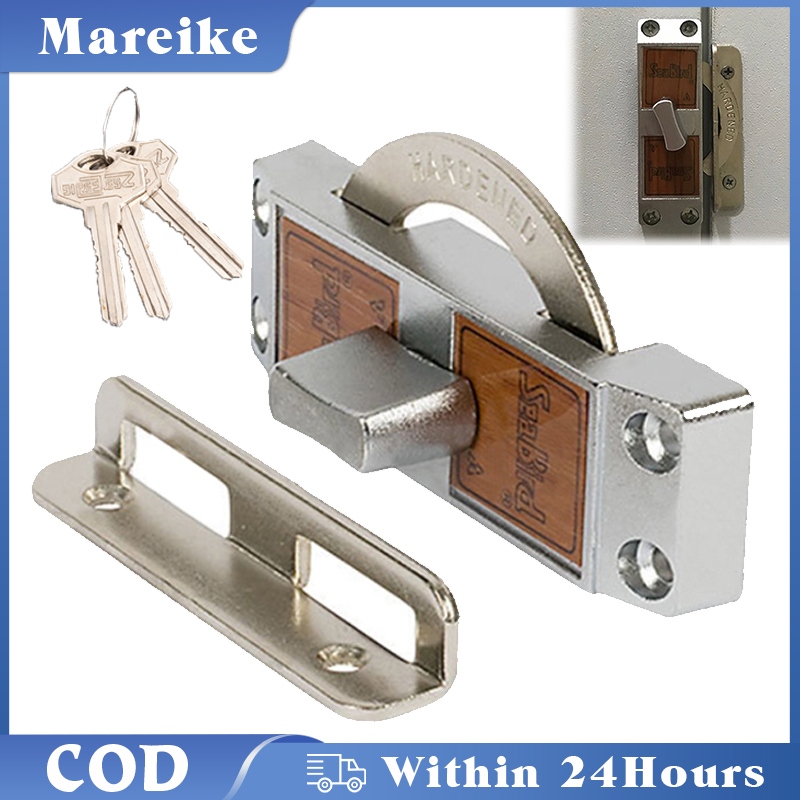 Sliding Barn Door Lock With Key Twist Lock Sliding Door Latch Lock ...