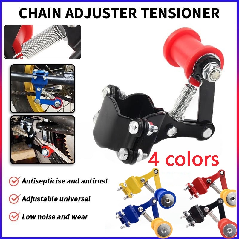 Universal Motorcycle Chain Adjuster Chain Tensioner Roller Adjuster ...