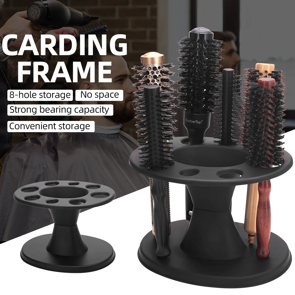 Spot#Roller comb stand hairdressing tool plastic round roller comb ...