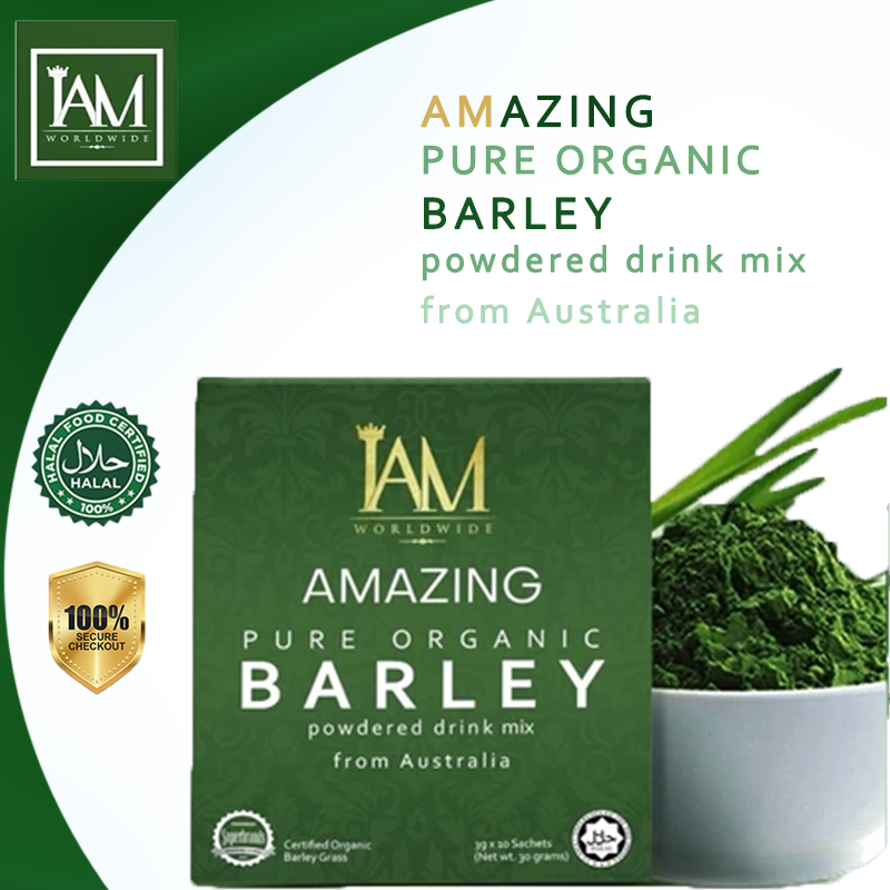 Original IAM Amazing Pure Organic Barley BEST SELLER Powdered Drink ...