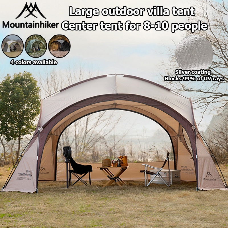 MOUNTAINHIKER Upgraded Zipper Dome Canopy | 4M Size | 230cm Height ...