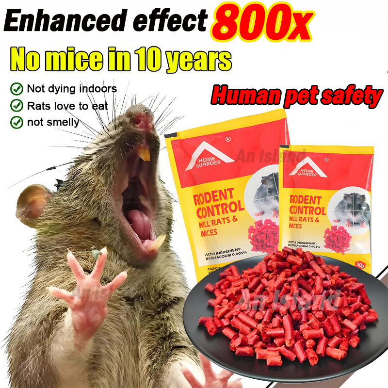 No mice in 20 years⚡rat killer poison 250G rat poison Kill a nest of ...