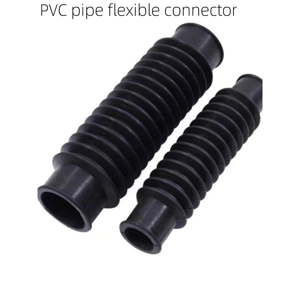 75/90/110/160200PVC flexible connection rubber corrugated pipe drainage ...