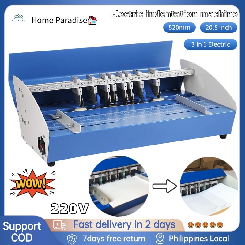 【Local delivery】20.5 Inch Electric Creasing Machine 3 In 1 Electric ...