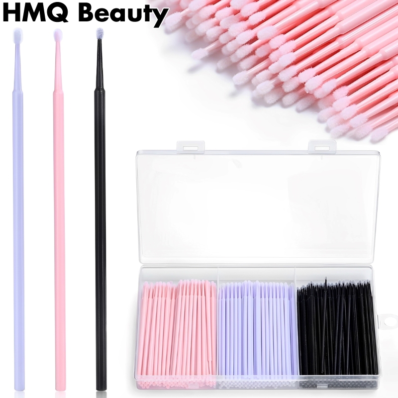 300pcs Micro Applicator Brushes Microswabs for eyelash extensions ...