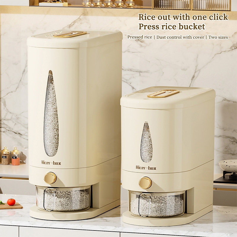 5/10KG Automatic Rice Dispenser -Airtight Seal and Insect-Proof ...