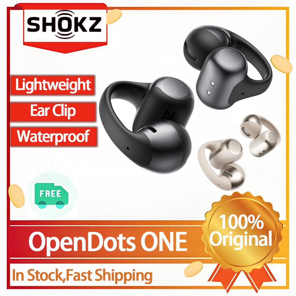 New Original Shokz OpenDots ONE E310 Earclip Bluetooth Earbuds Dolby Sound Call Noise Reduction ...