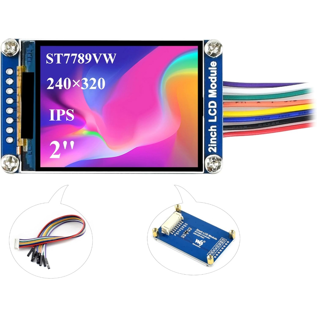 2inch SPI LCD Display Module Screen Compatible With RasPi RPI Raspberry ...