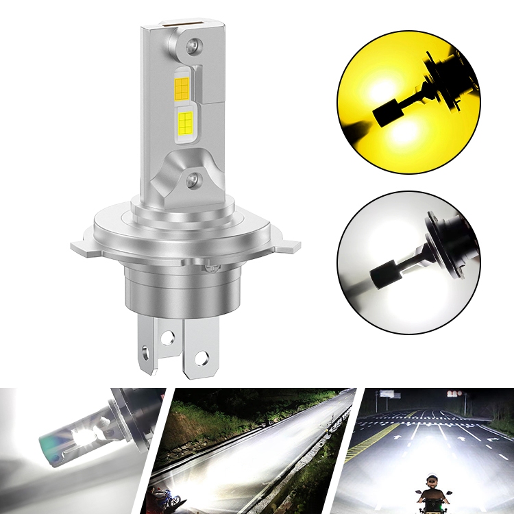 1 Piece Direct Plug-in H4 Motorcycle LED Headlight 30W 6000K 5000LM ...