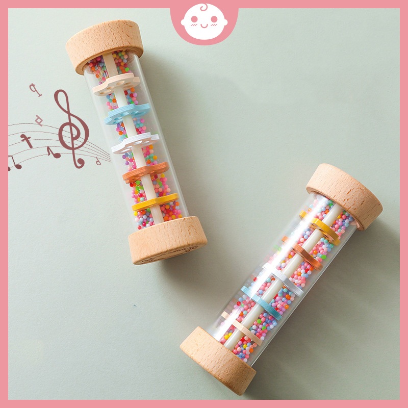 JQ Children Educational Instrument Toy Portable Hourglasses Rainmaker ...