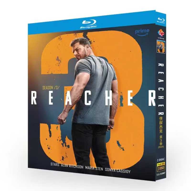 Blu-ray BD American Action Crime Thriller/ Reacher Season 3 (2025) Alan ...
