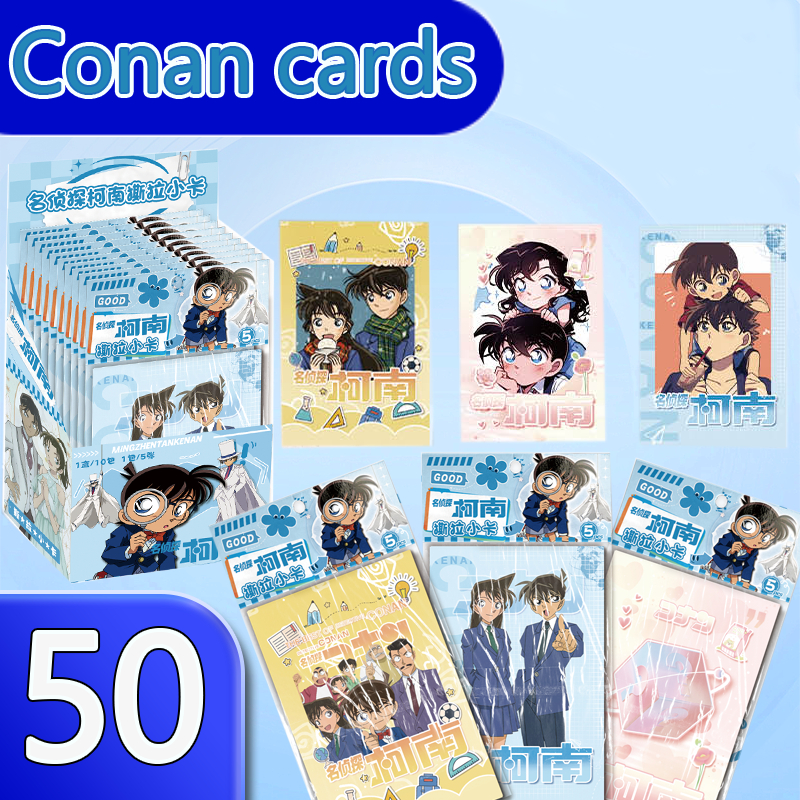 Detective Conan photocard shinichi Kudo kaito kid omo card Anime manga ...