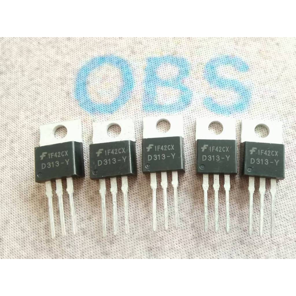 ((5pcs) 2sd313-y Power Transistor D313-Y D313 2SD313 TO-220 | Shopee ...