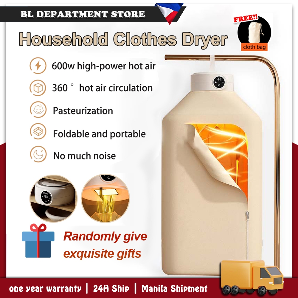 Multifunctional Portable Clothes Dryer Machine Electric Foldable ...