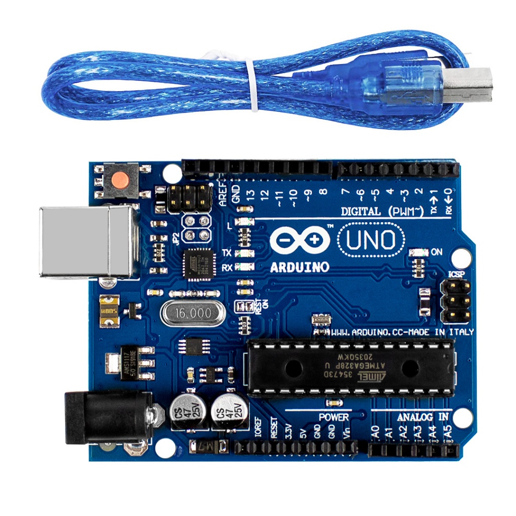 LAFVIN UNO R3 Board ATMEGA328 Controller With USB Cable Compatible with Arduino IDE | Shopee ...