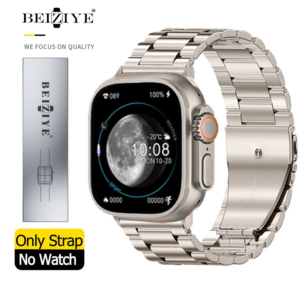 Beiziye Metal Stainless Steel Strap For Smart Watch Gs7 Max / Gs8 Ultra ...