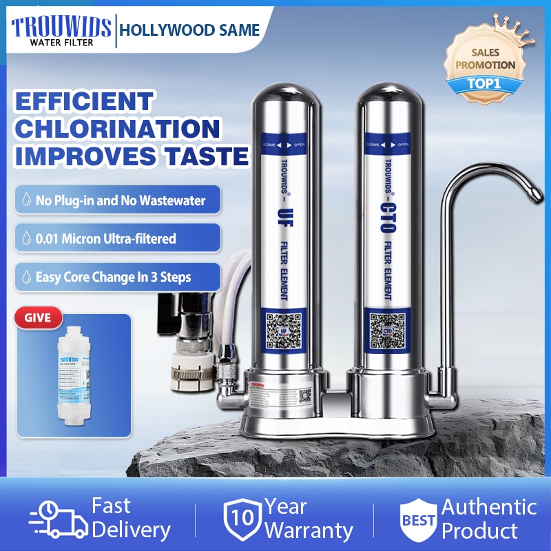 TROUWIDS Ultrafiltration Water Filter Alkaline Water Purifier For ...