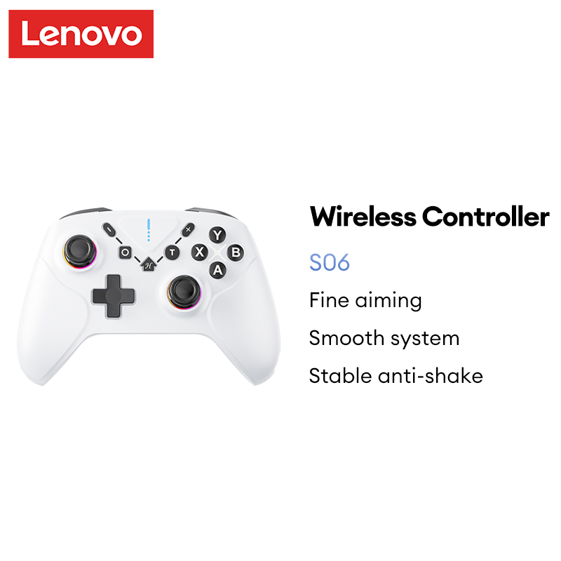 Lenovo S06 Bluetooth Controller Wired Gamepad Controller For Switch ...