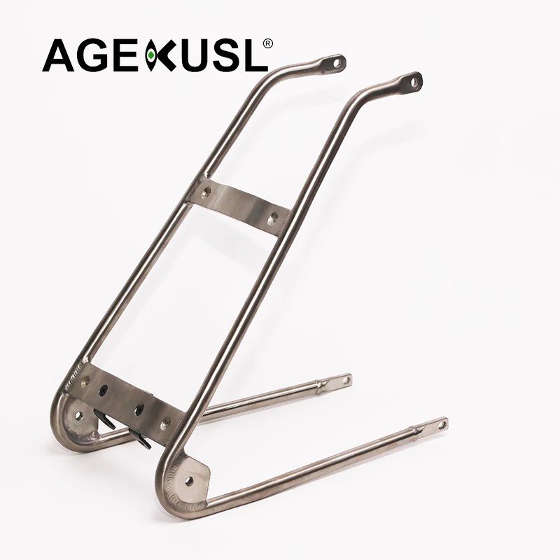 AGEKUSL Bike Rear Racks Easy Wheel Cargo Racks Titanium Rack Use For ...
