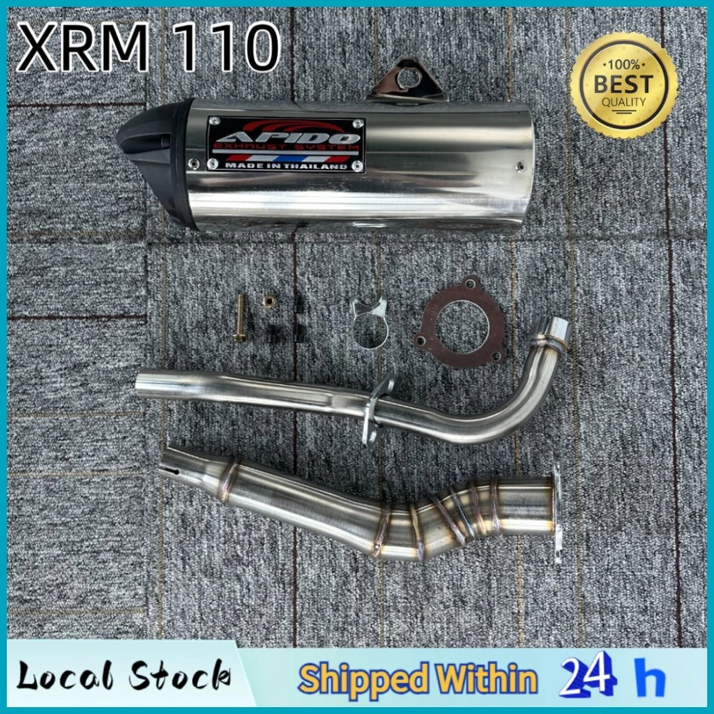 Apido Muffler Pipe for Raider 150 carb & Xrm 125/RS125carb/fi / XRM 110 ...