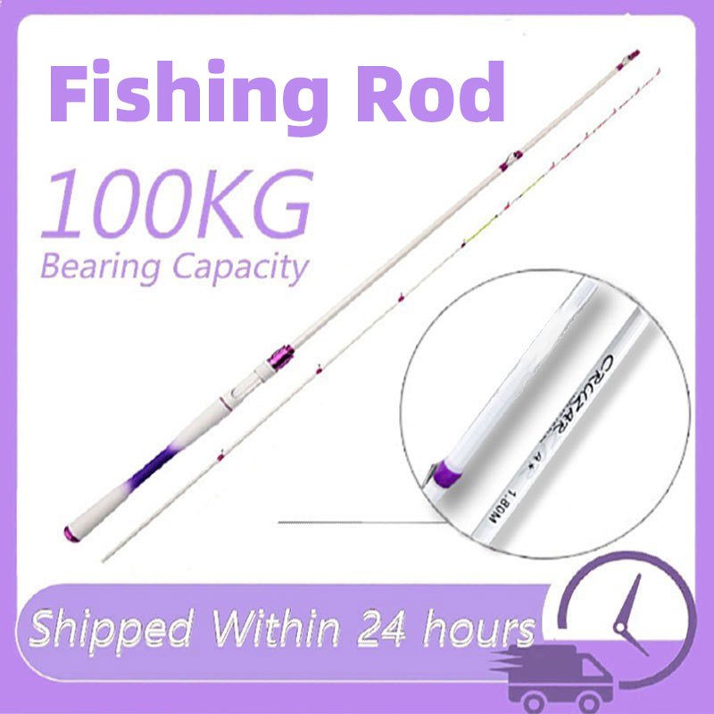 1.8/2.1M Purple White UL Fishing Rod High Resilience Imported From ...