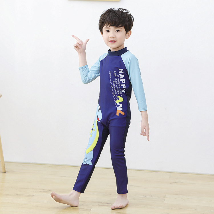 Boy's New Blue Colorblock Swimsuit, Stylish and Trendy Design, Perfect ...