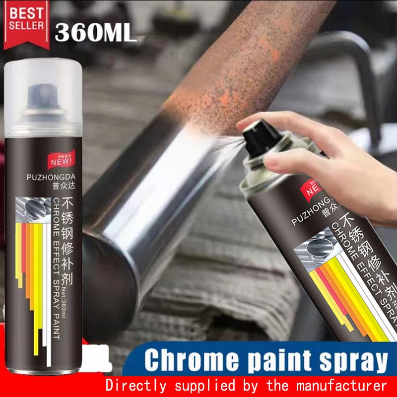 10 Years No Rust Chrome Paint Spray With Chrome Plated Steel Wheel ...