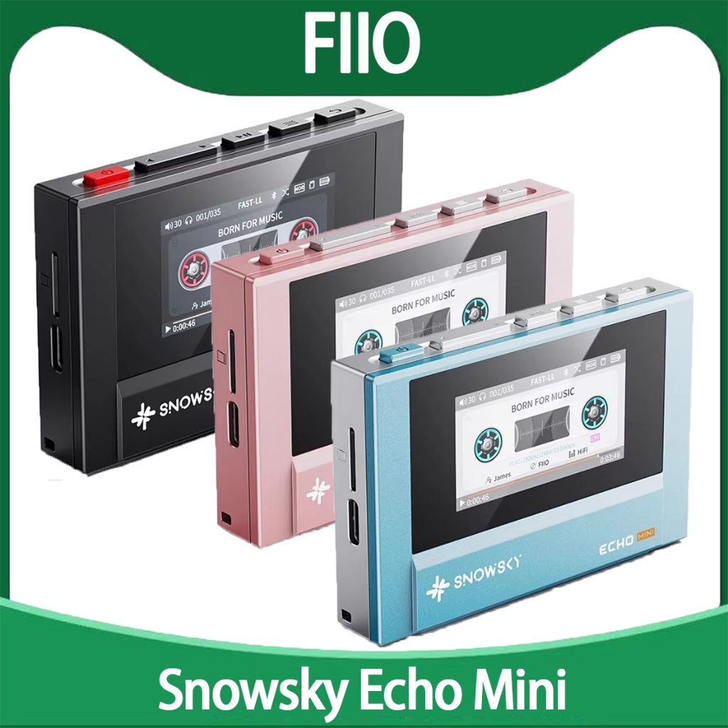 FiiO Snowsky ECHO MINI Music Player Portable Bluetooth Lossless MP3 Players Dual Output System ...