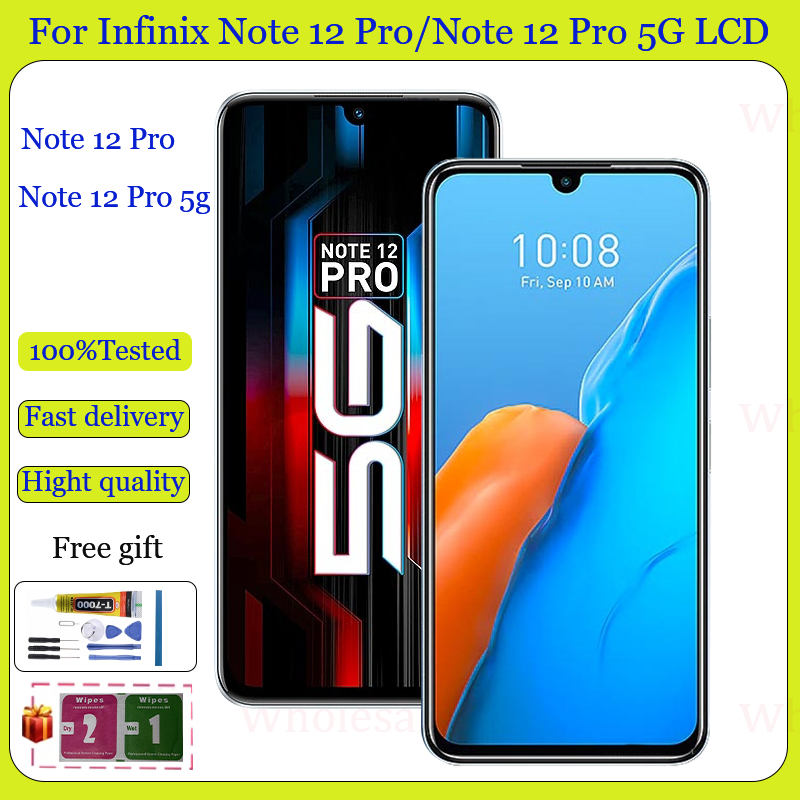 OEM AMOLED Infinix Note 12 Pro X676B Note 12 Pro 5G X671B LCD Display ...