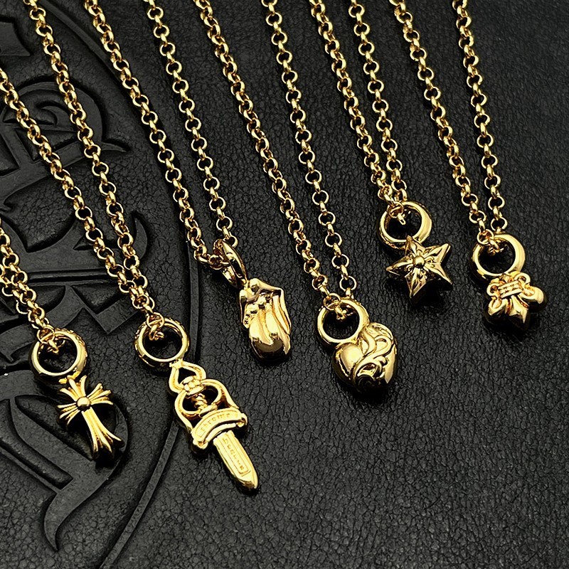 Necklace/22K Gold Cross Pendant Necklace Various Types Accessories ...