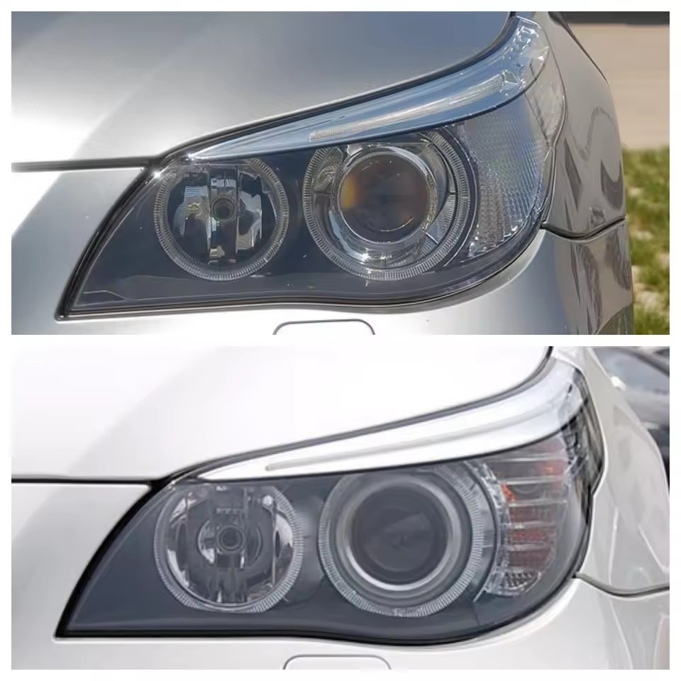 For BMW 5 Series E61 E60 2004-2010 HEADLAMP COVER/HEADLIGHT COVER ...